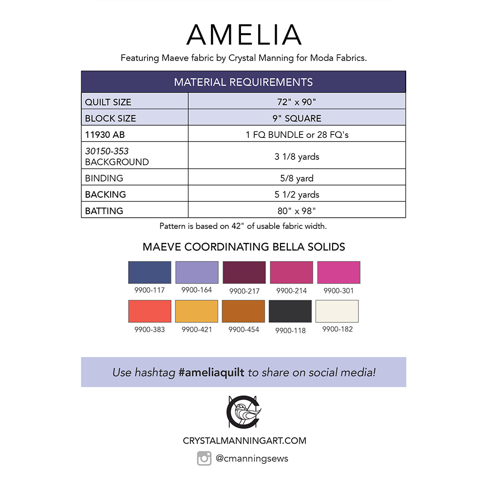 Amelia PDF Pattern – Crystal Manning
